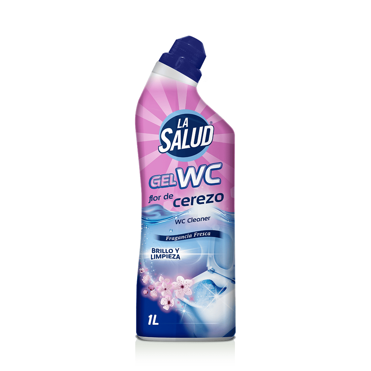 La Salud Cherry Toilet Gel WC 1L (12 units)